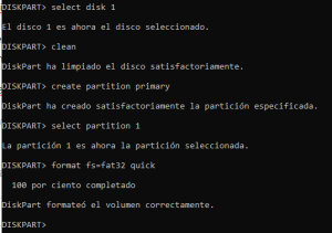 Cómo borrar particiones y formatear una unidad USB con Diskpart ...